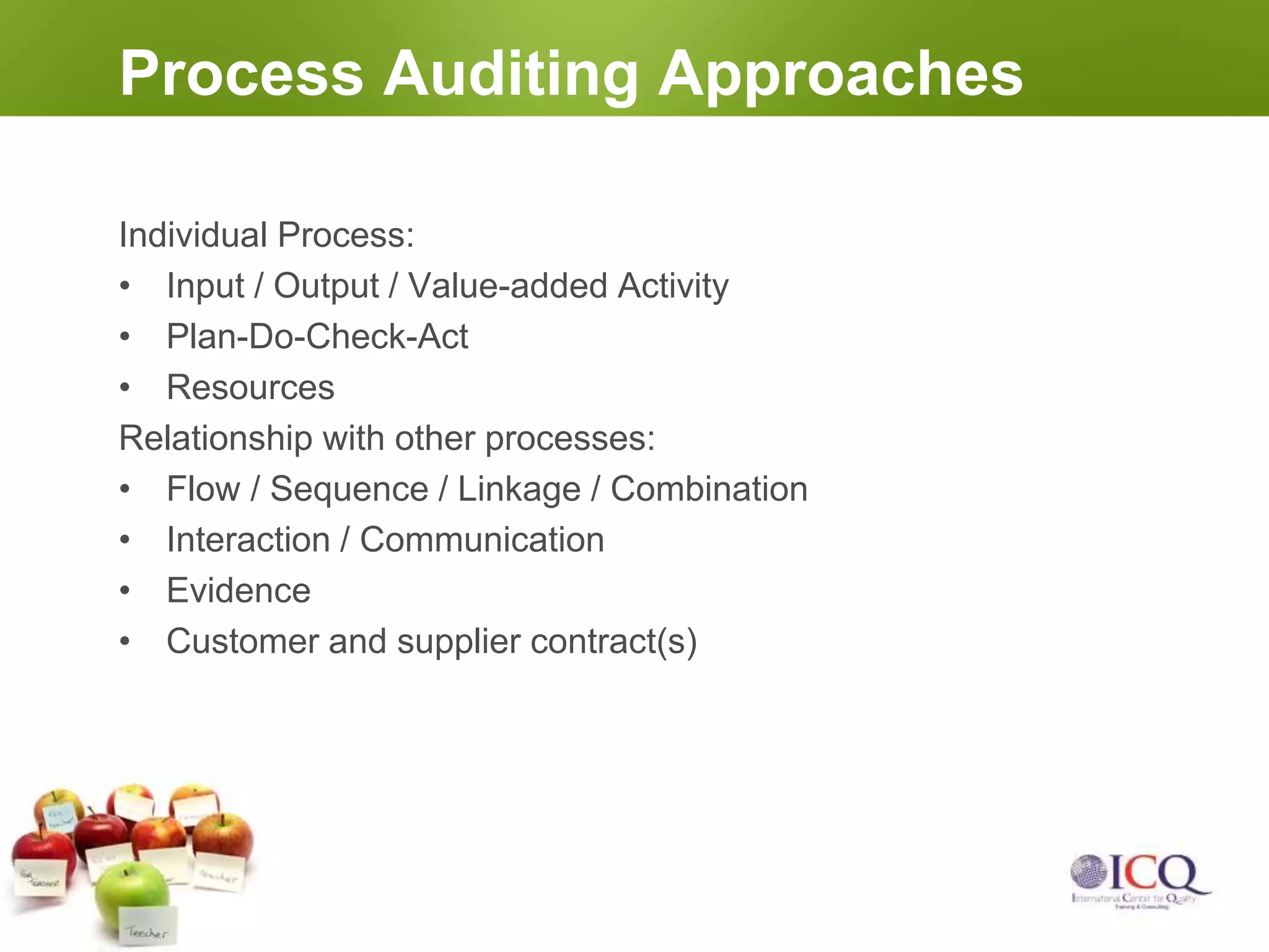 Iso 9001:2015 internal auditor Course | PPTX