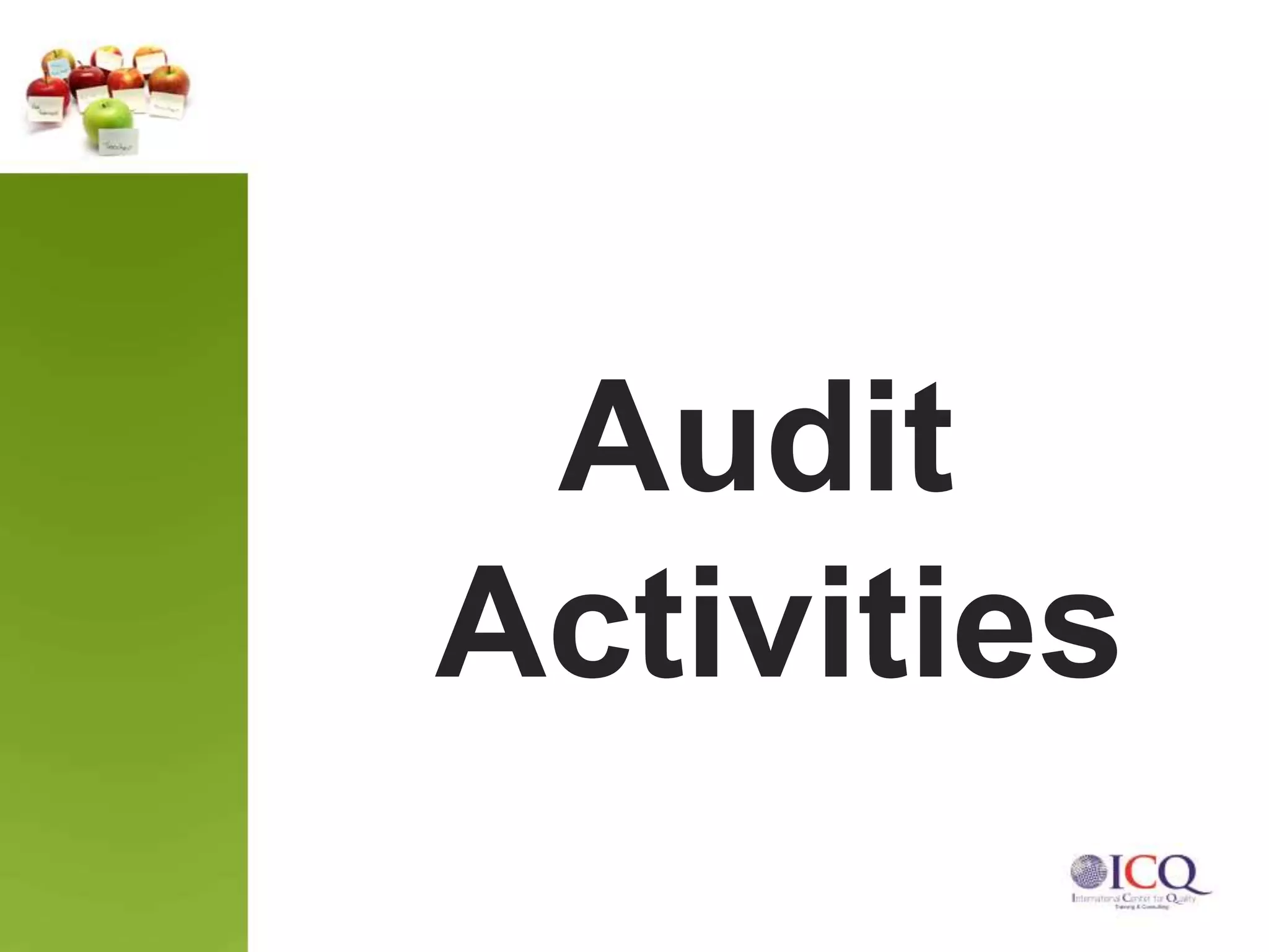 Iso 9001:2015 internal auditor Course | PPTX