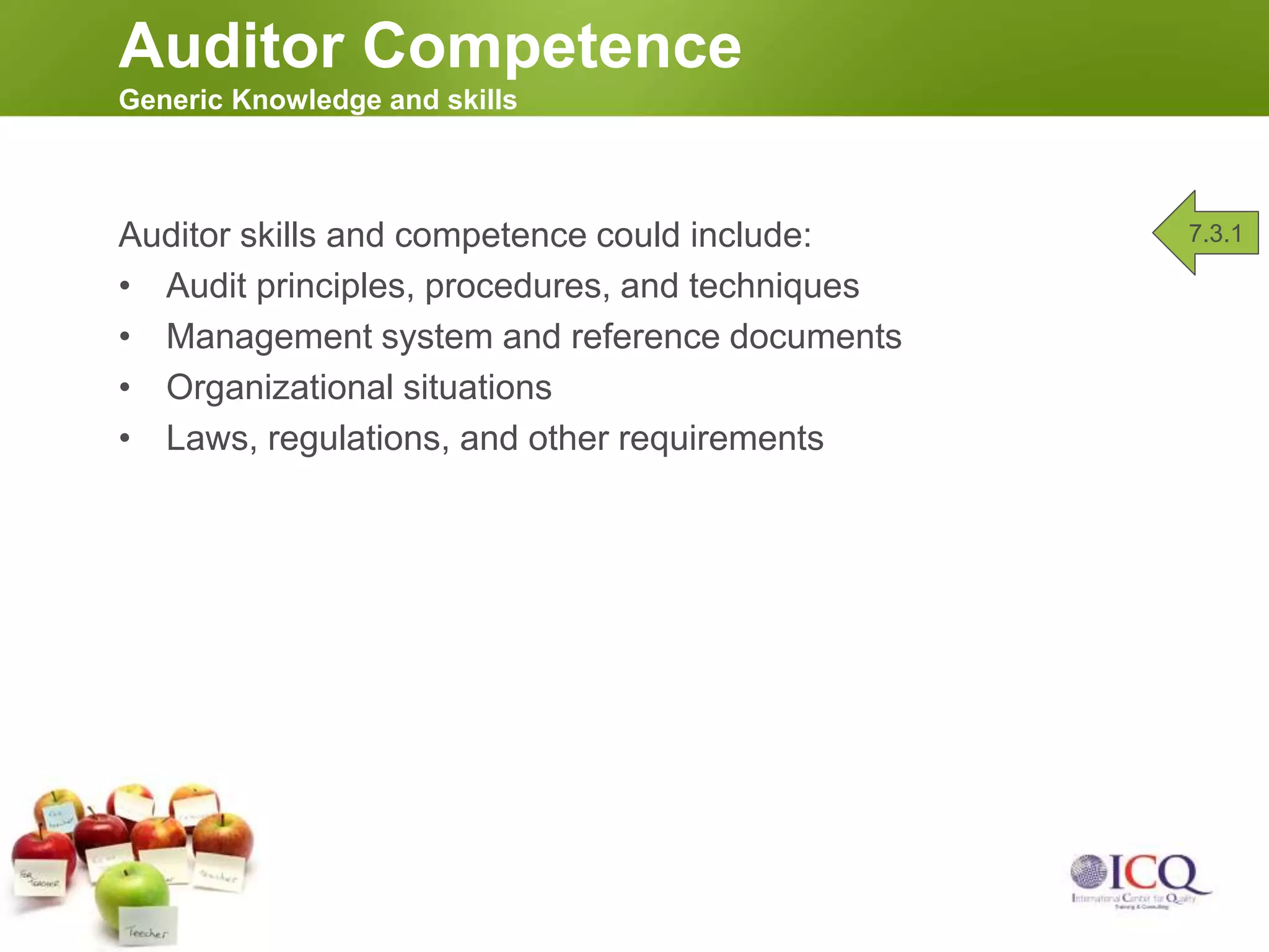 Iso 9001:2015 internal auditor Course | PPTX