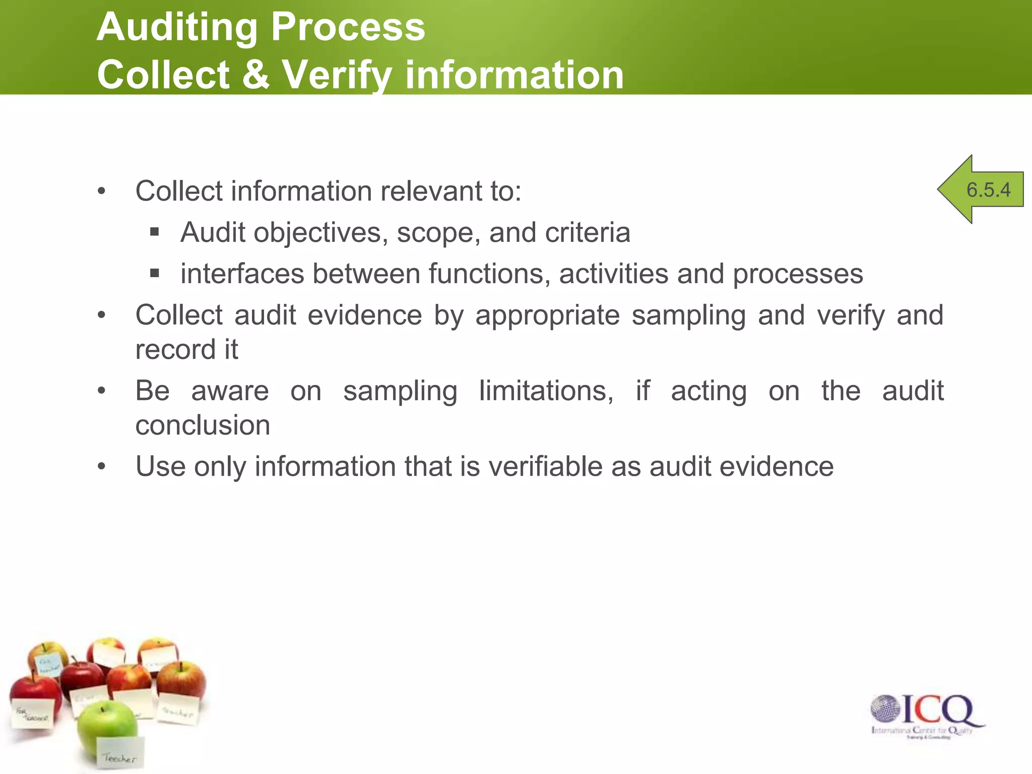 Iso 9001:2015 internal auditor Course | PPTX