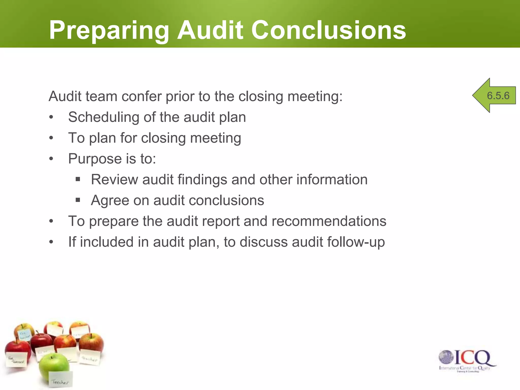 Iso 9001:2015 internal auditor Course | PPTX