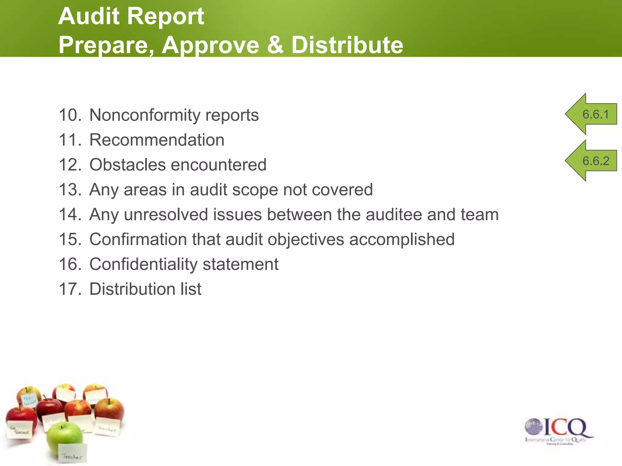 Iso 9001:2015 internal auditor Course | PPTX