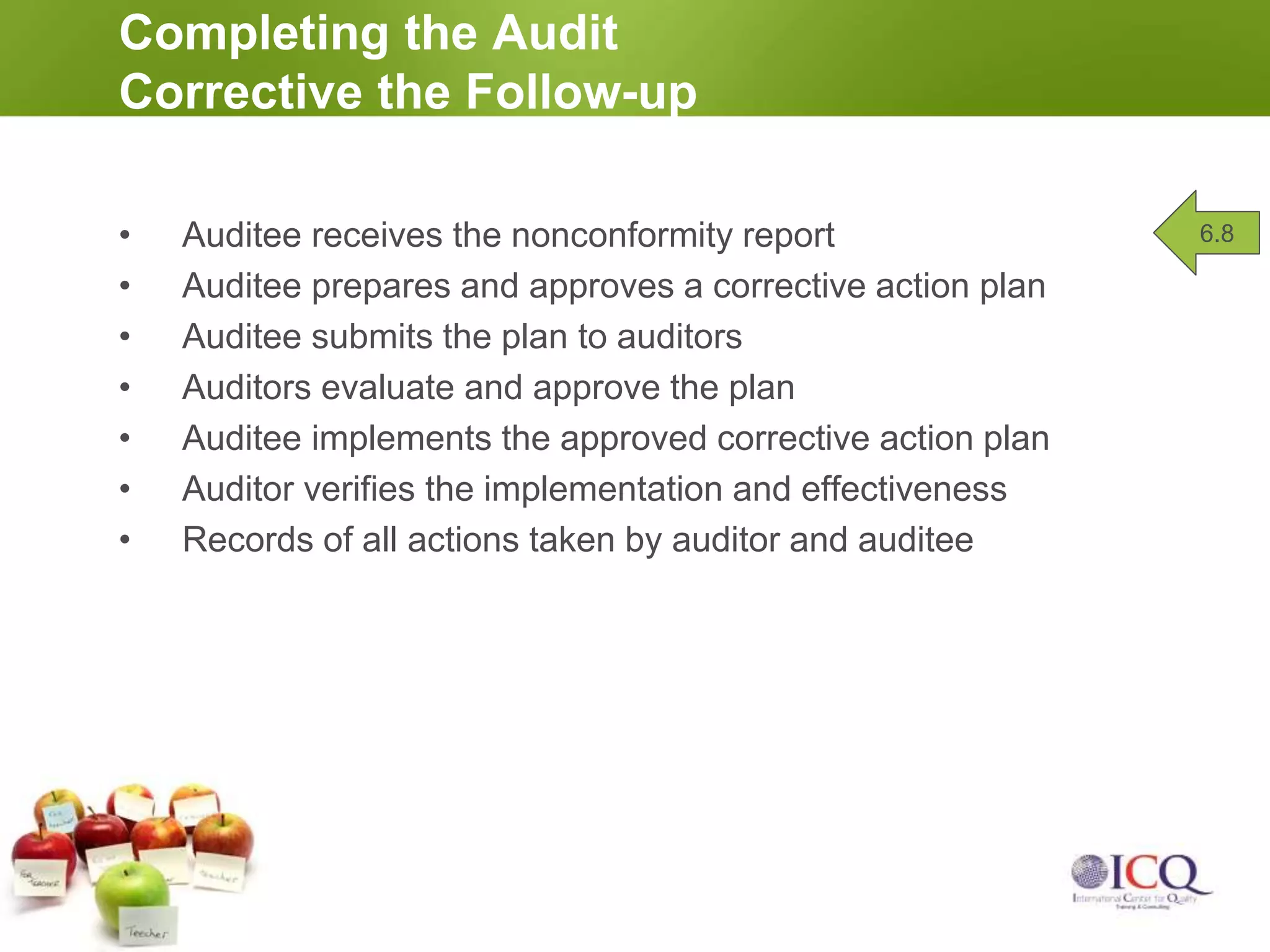 Iso 9001:2015 internal auditor Course | PPTX