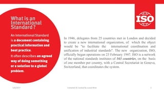 Iso introduction 2017 | PPTX