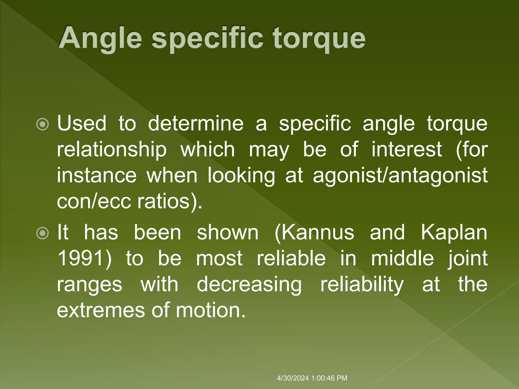 Isokinetic techniques - type of exercise | PPTX