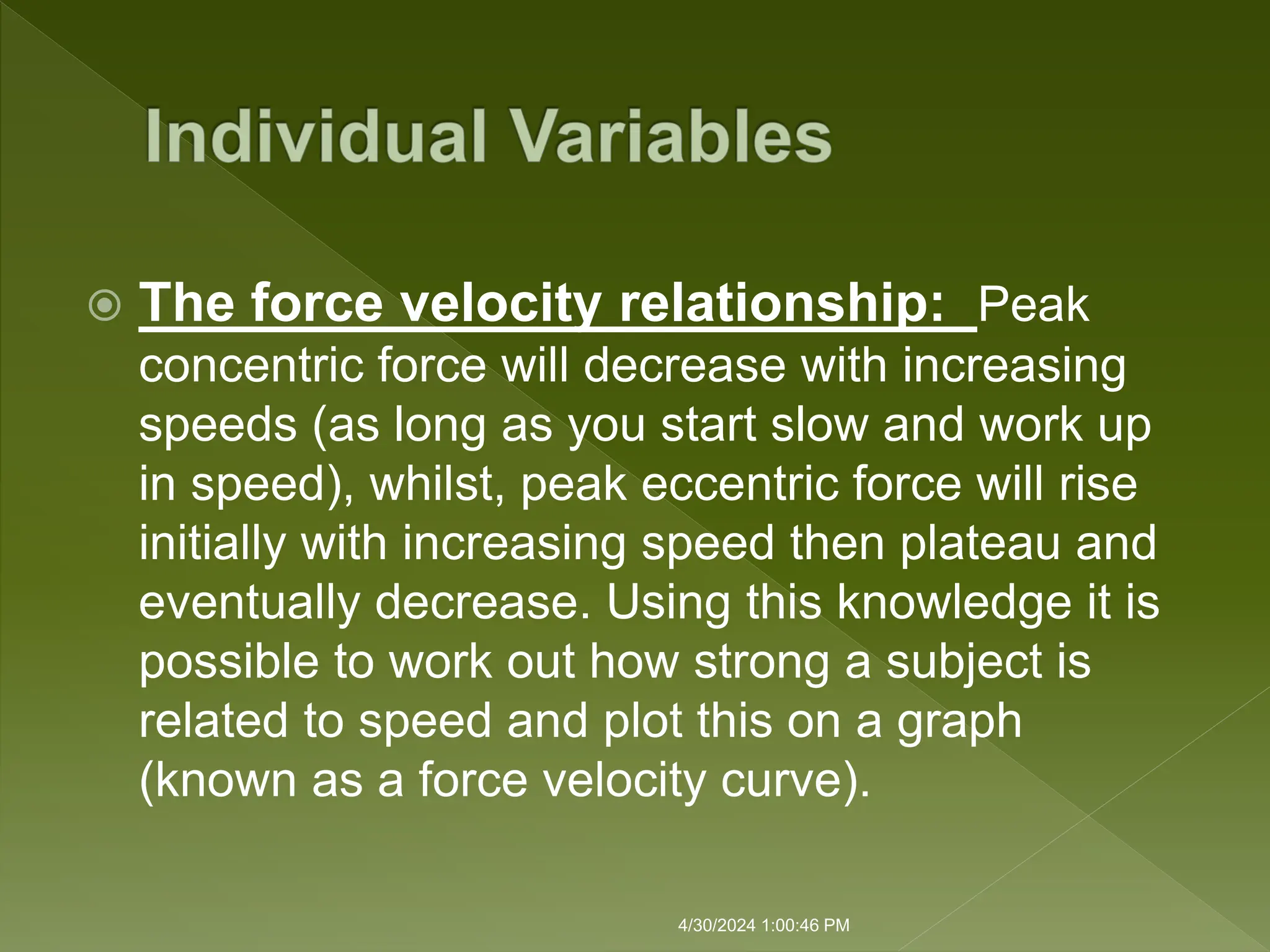 Isokinetic techniques - type of exercise | PPTX