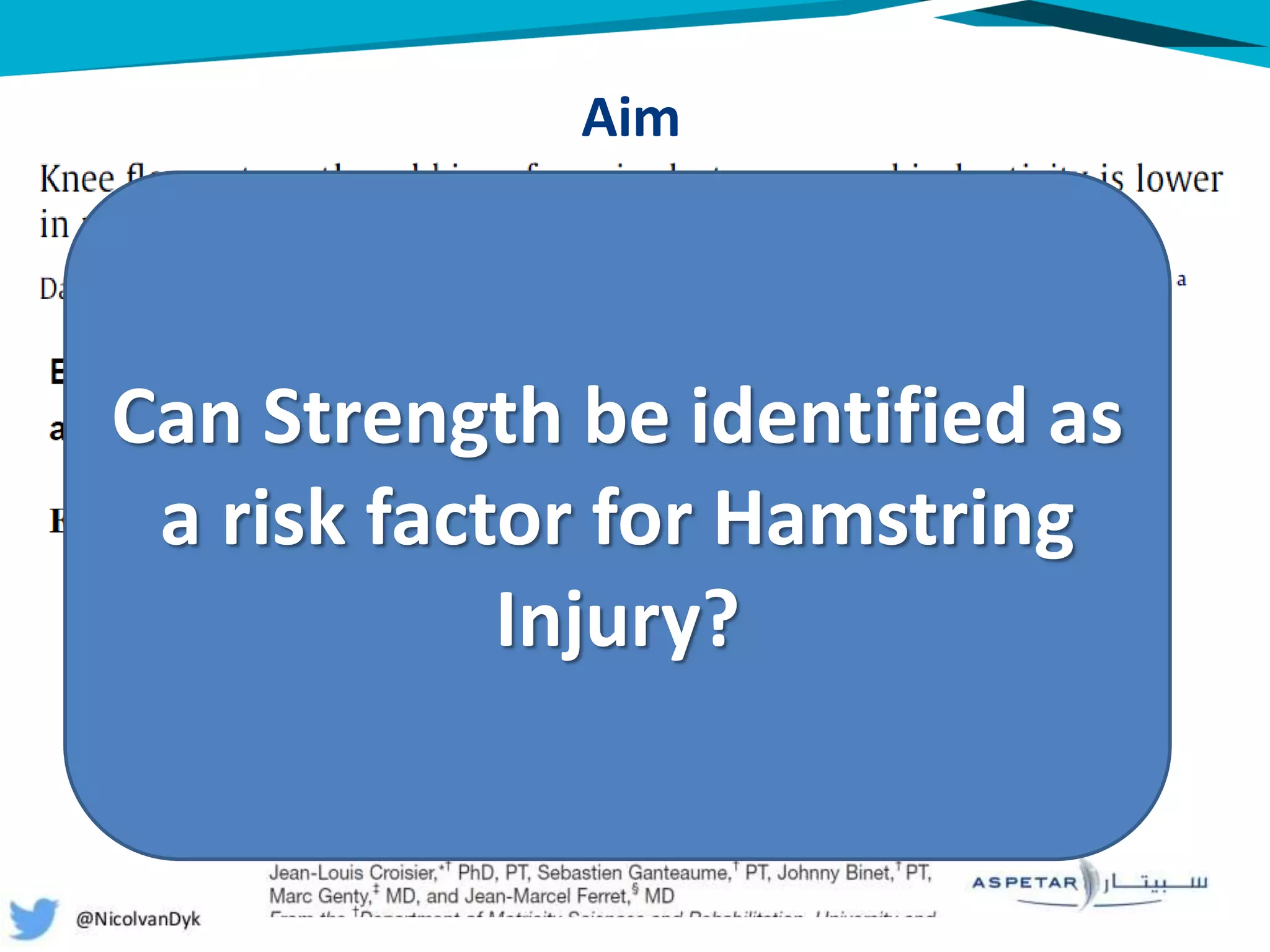 Isokinetic conference 2015 London strength as a risk factor for ...