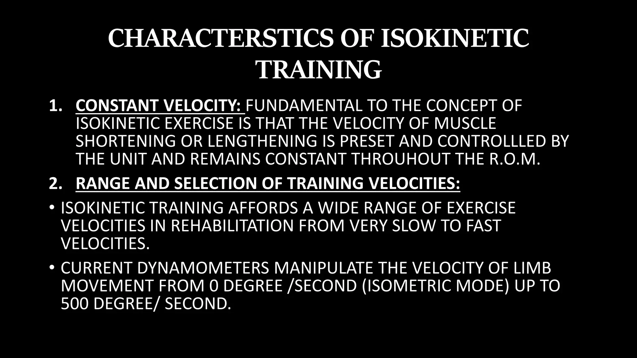 Isokinetic exercises | PPTX