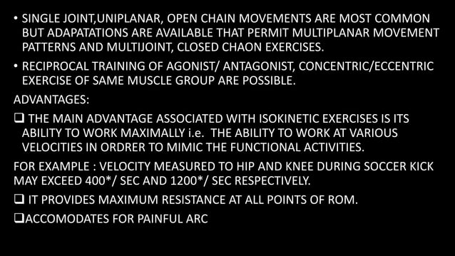 Isokinetic exercises | PPTX