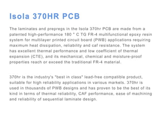 Isola 370 hr pcb | PDF
