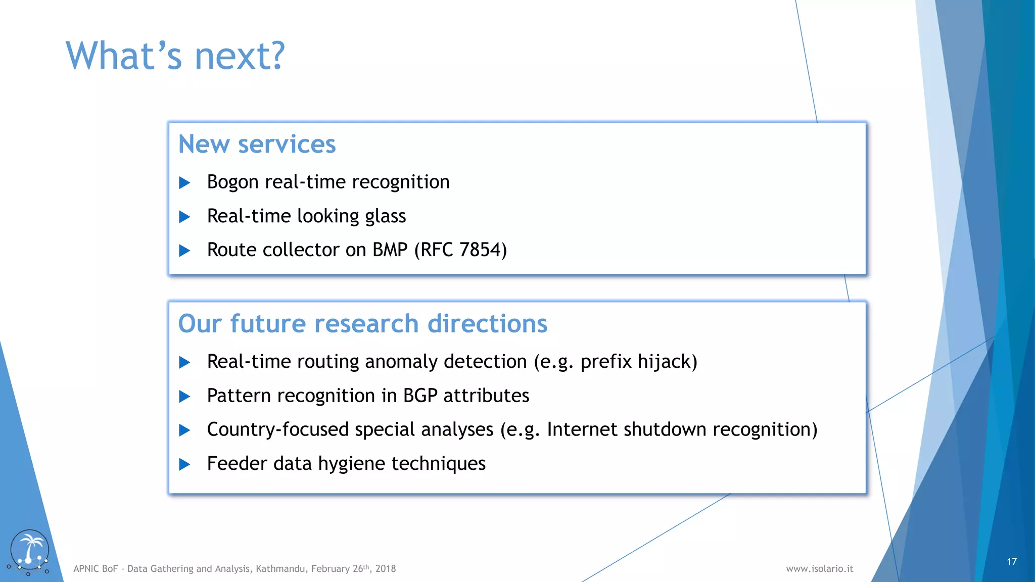 Isolario project The real-time internet routing observatory | PDF