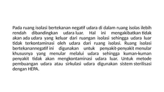 landasan dasar dan jenis Ruang isolasi.pptx