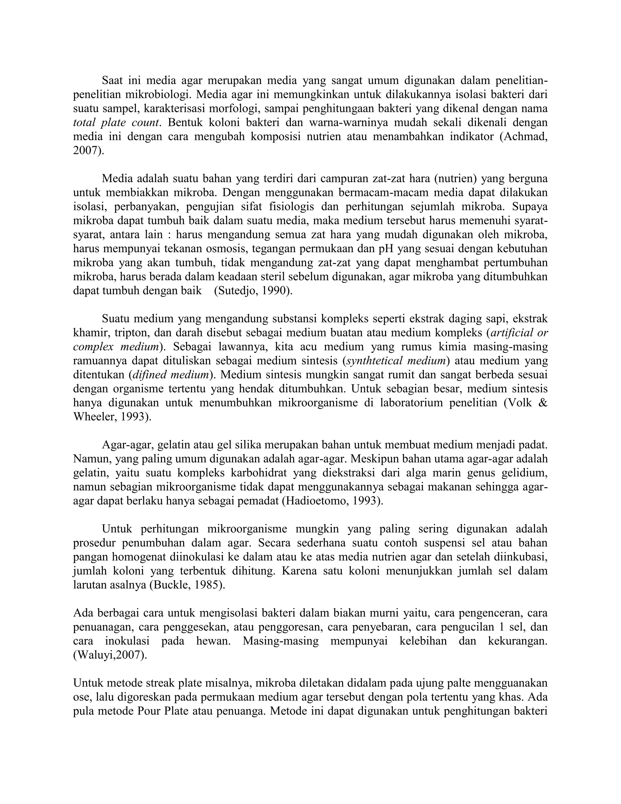 Isolasi bakteri | DOCX
