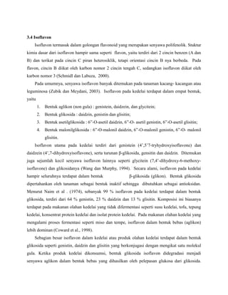 Isolasi dan Skrining Fitokimia Isoflavon dari Biji Kedelai (Gysine Max ...