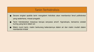 Isolasi Tanin Daun Teh (Isolasi Daun Teh Tanin) | PPTX