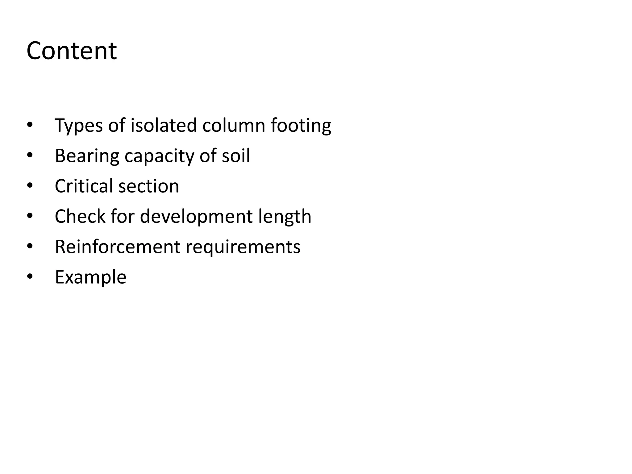 Isolated column footing | PPTX