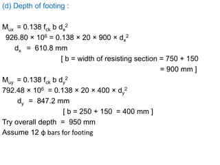 Isolated column footing | PPTX