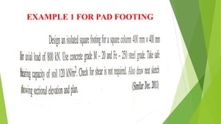 Isolated Column Pad Footing RCC Design WS | PDF | Civil Engineering ...