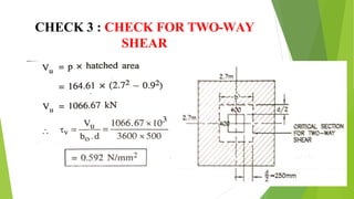 Isolated Column Pad Footing RCC Design WS | PDF