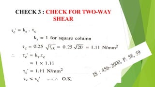 Isolated Column Pad Footing RCC Design WS | PDF | Civil Engineering ...