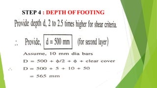 Isolated Column Pad Footing RCC Design WS | PDF | Civil Engineering ...