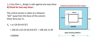 Isolated footing design | PDF
