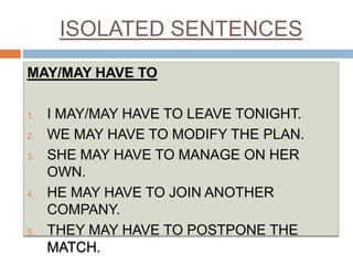 Isolated sentences | PPT