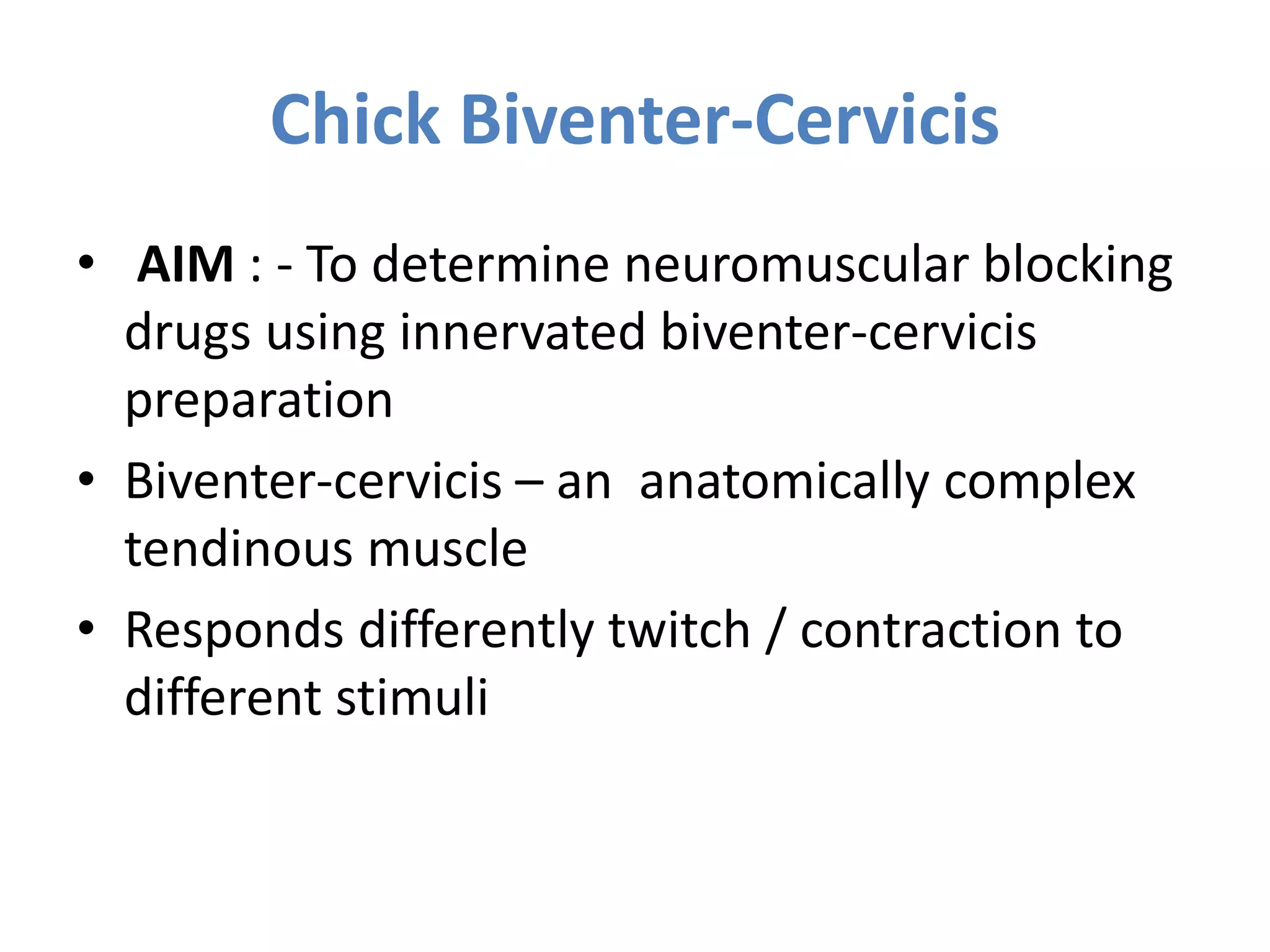 Isolated tissue preparation | PPTX