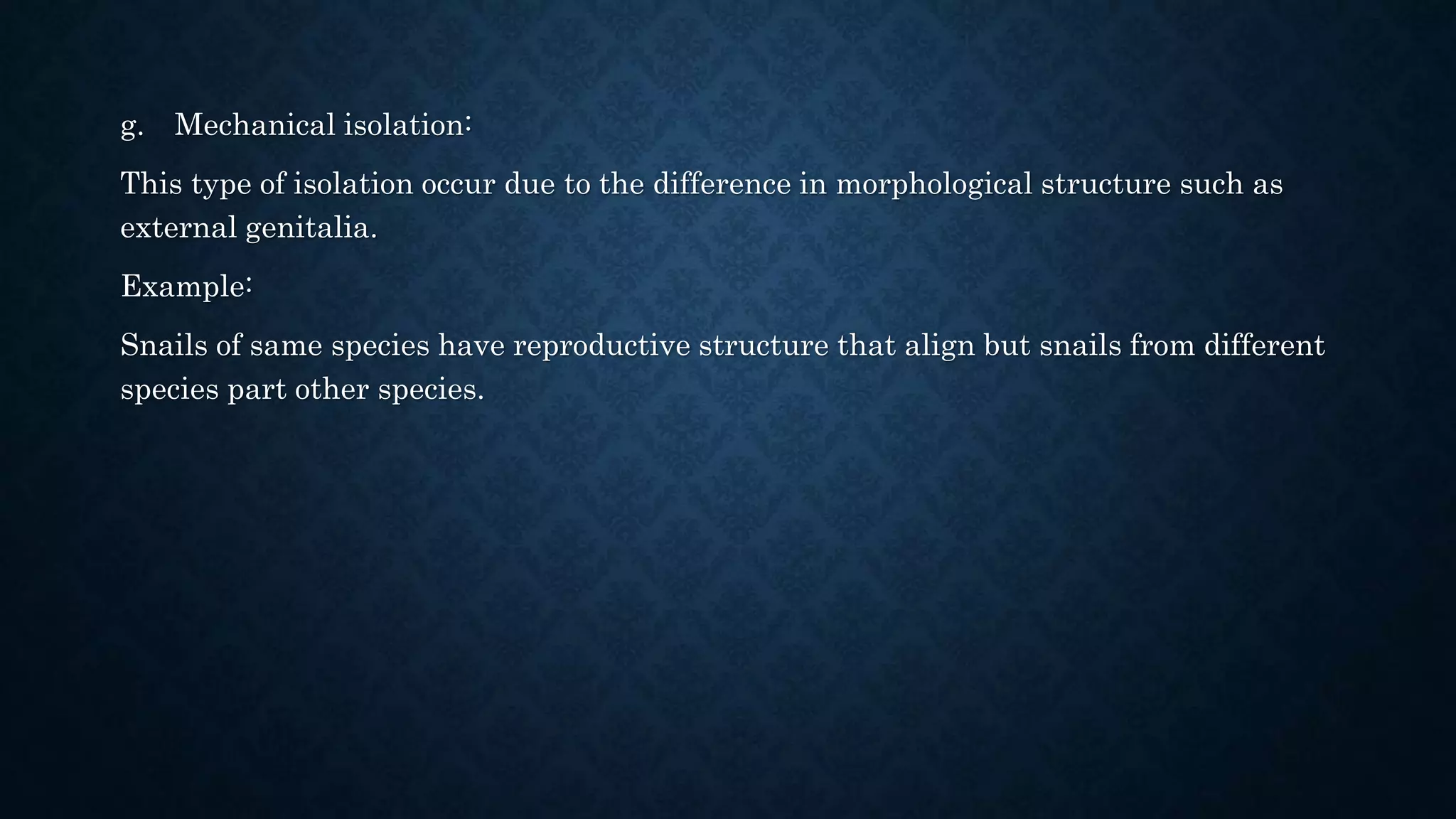 Isolating mechanism and speciation in time 1 | PPTX