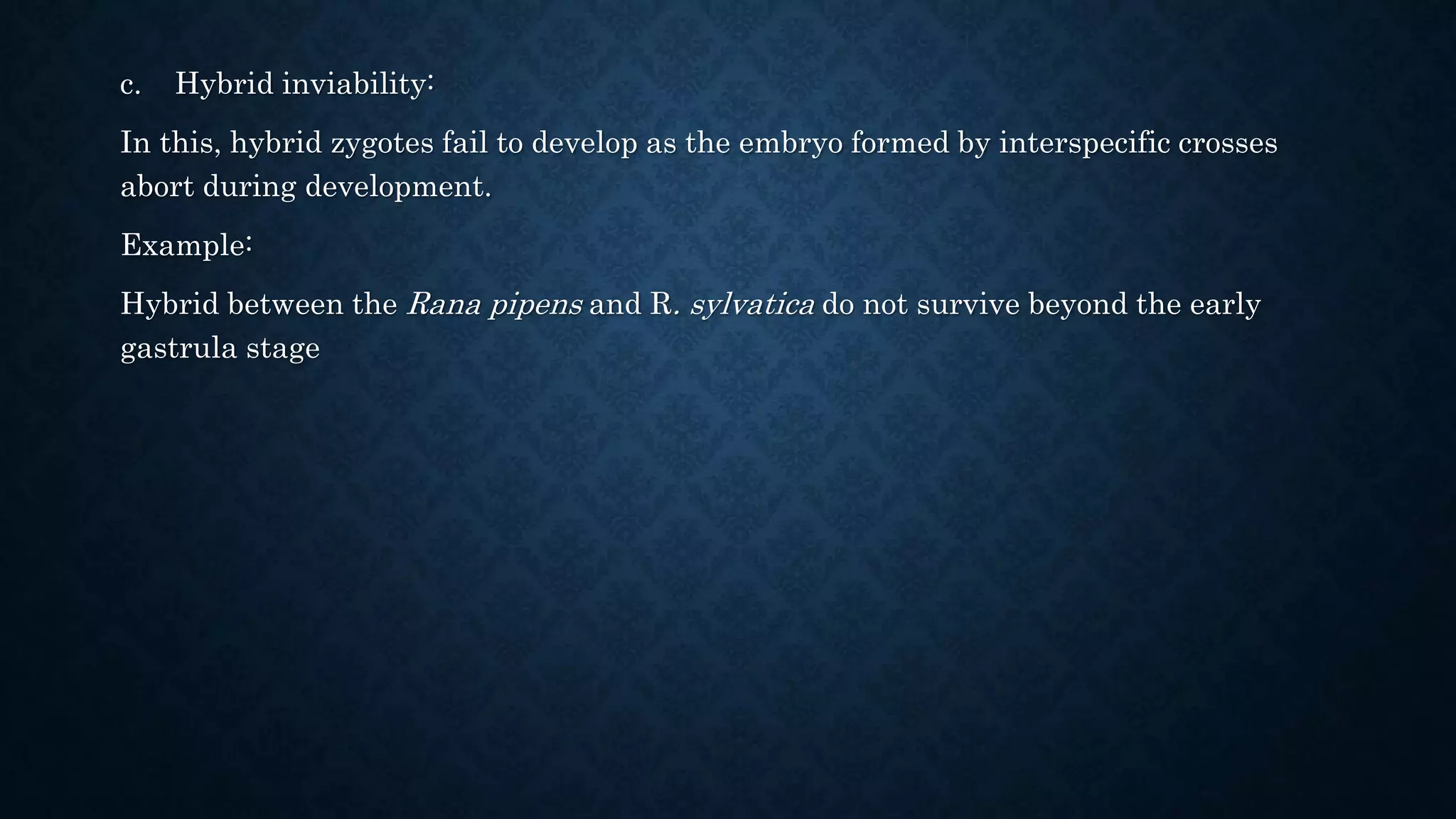 Isolating mechanism and speciation in time 1 | PPTX