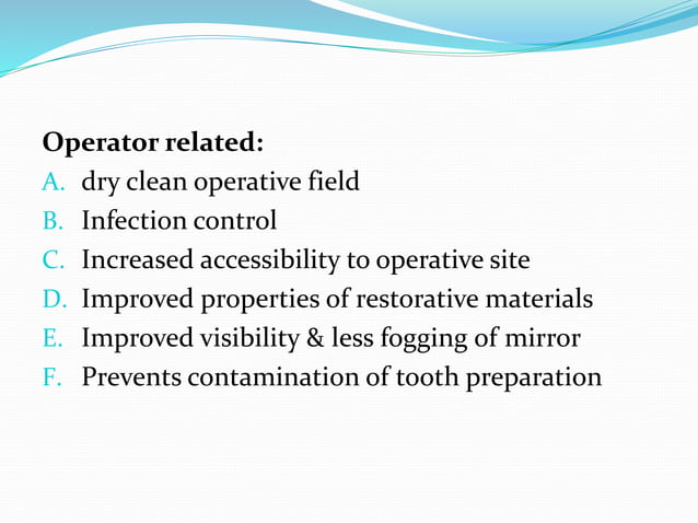 Isolation in dentistry | PPTX