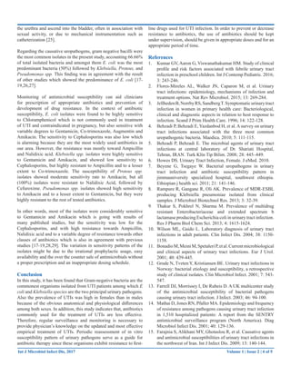 IBacterial Pathogens Causing Urinary Tract Infections and Their ...