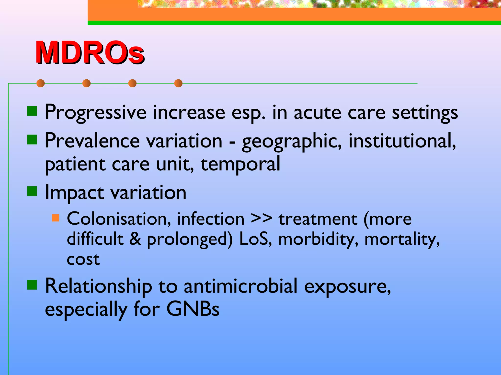 Isolation Precautions for MDROs | PPT