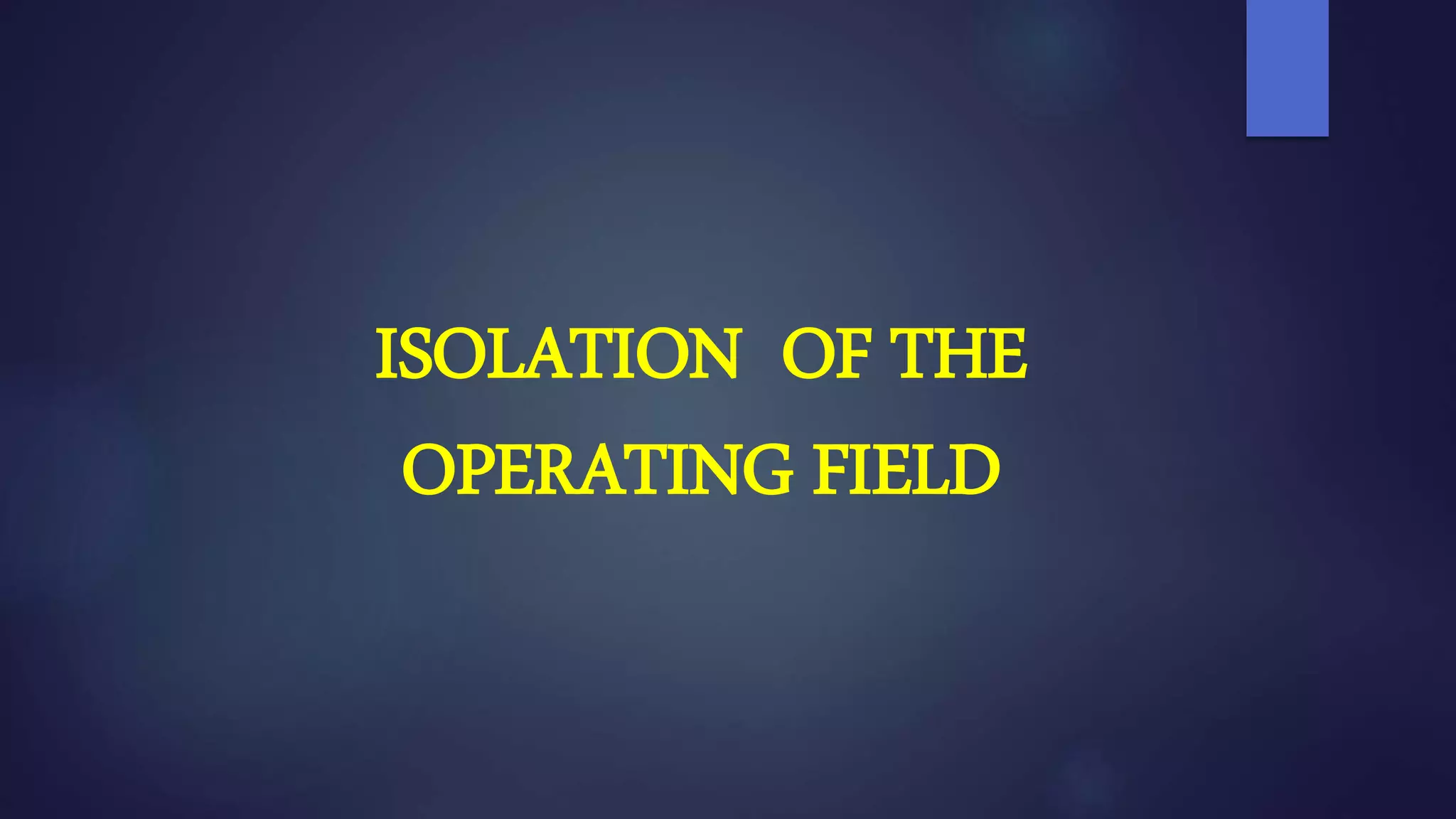 Isolation in restorative dentistry | PPTX