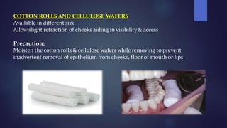 Isolation in restorative dentistry | PPTX