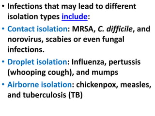 Isolation 10,11.pptx | Infectious Diseases | Diseases and Conditions