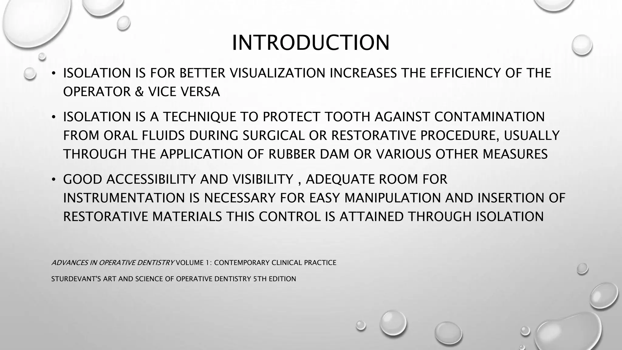 Isolation in Dentistry 2021 | PPTX