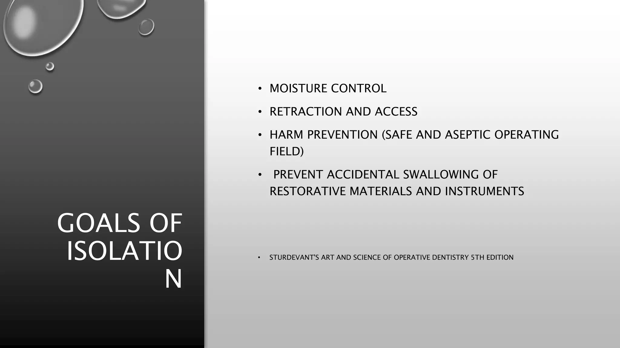 Isolation in Dentistry 2021 | PPTX