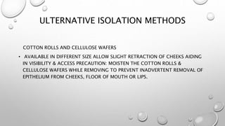 Isolation in Dentistry 2021 | PPTX