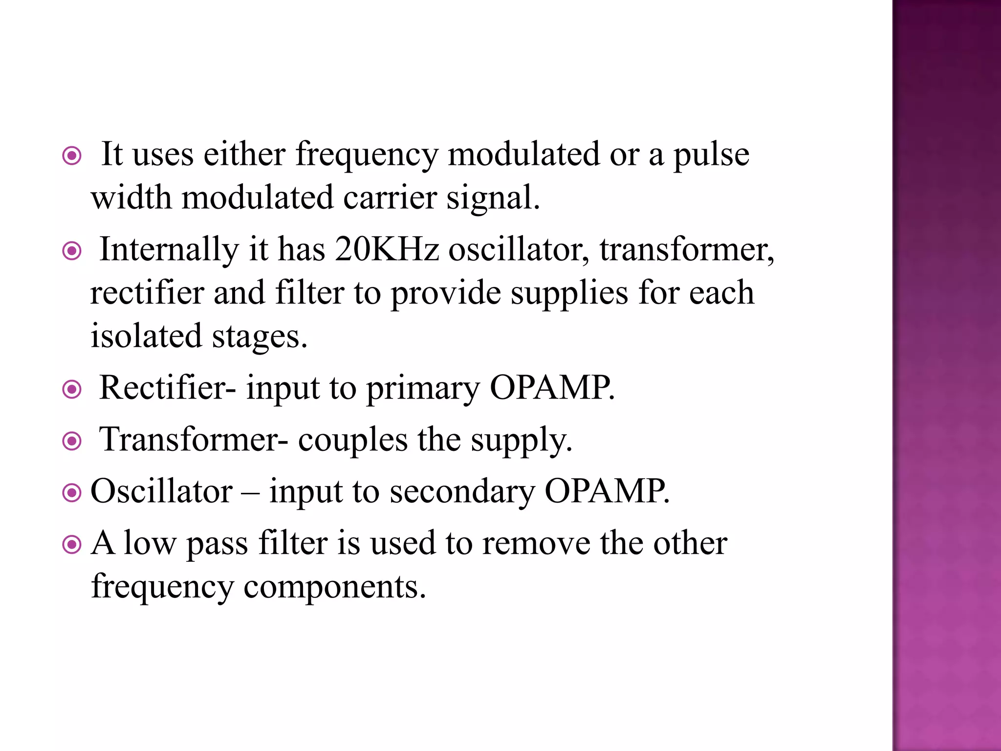 Isolation amplifier | PPTX