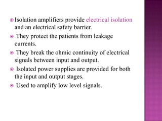 Isolation amplifier | PPTX