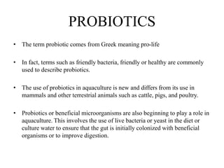 Isolation and characterization of Bacillus species with probiotic (1 ...