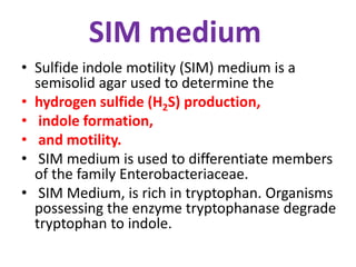 Isolation and identification of salmonella &e.coli