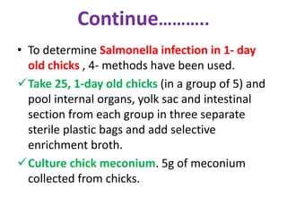 Isolation and identification of salmonella &e.coli