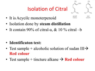 Isolation and identification of the phytoconstituents | PPTX