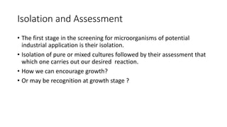 Isolation and preservation of industrial cultures_ lecture 6.pptx
