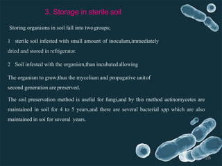 Isolation and preservation of media | PPTX