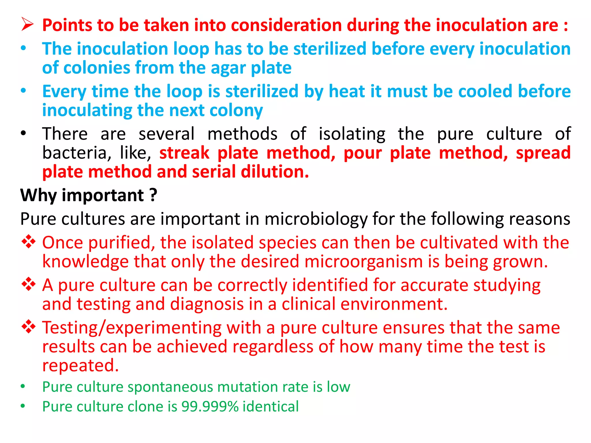 Isolation and preservation of microorganism bacteria | PPTX