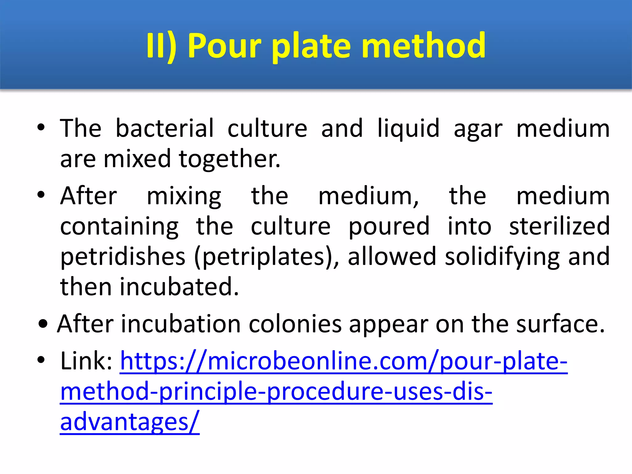 Isolation and preservation of microorganism bacteria | PPTX