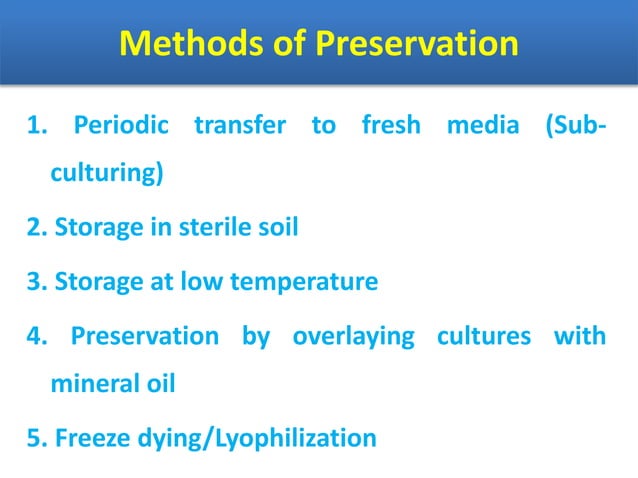 Isolation and preservation of microorganism bacteria | PPTX | Chemistry ...